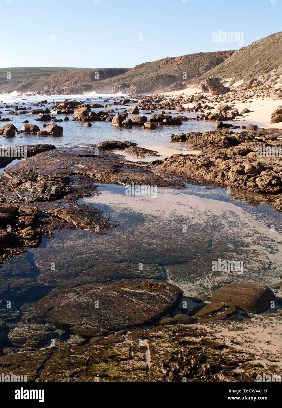 Rockpools at Moses Rock Beach, Western Australia Stock Photo - Alamy