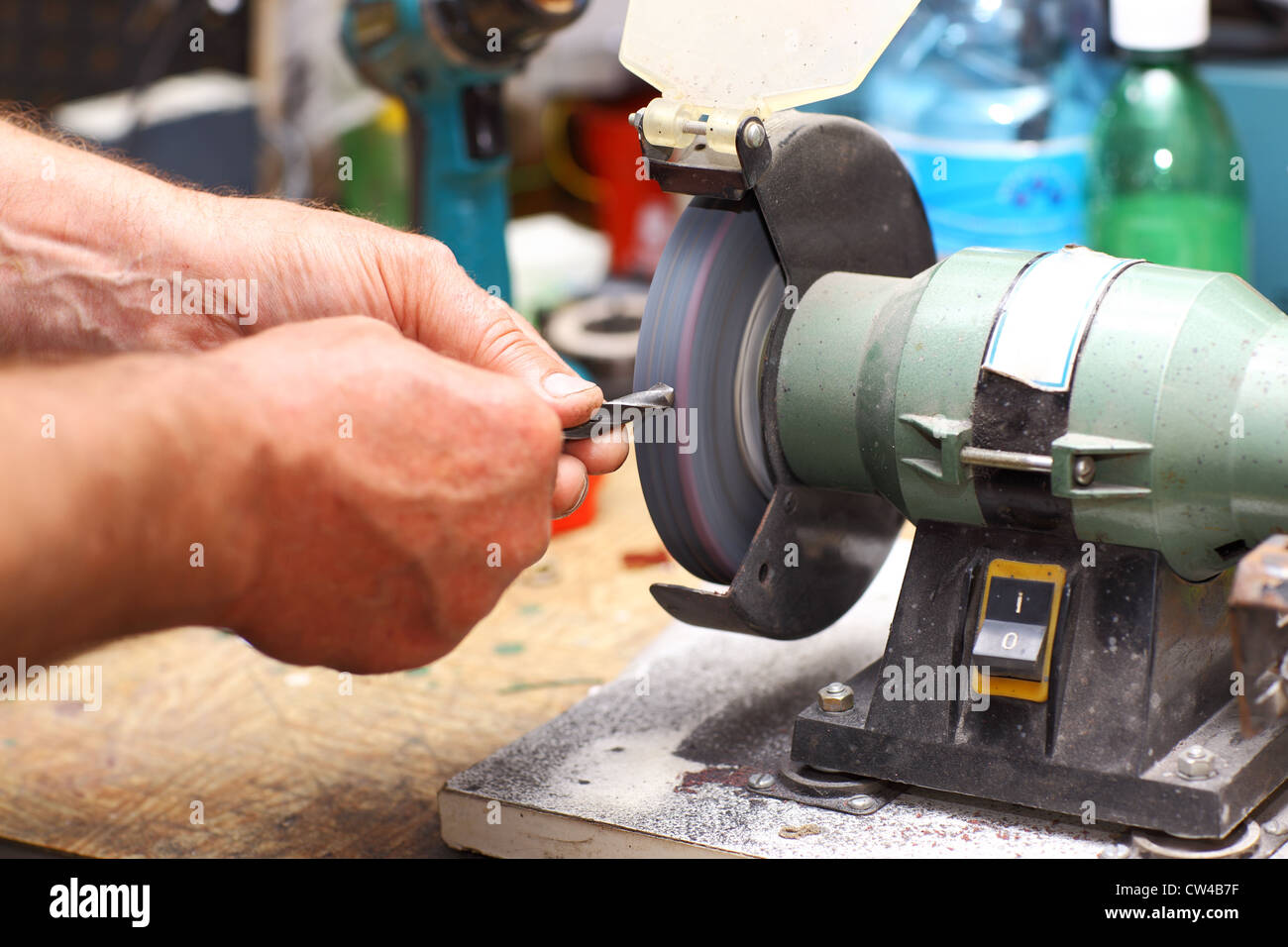 Sharpening machine hi-res stock photography and images - Alamy