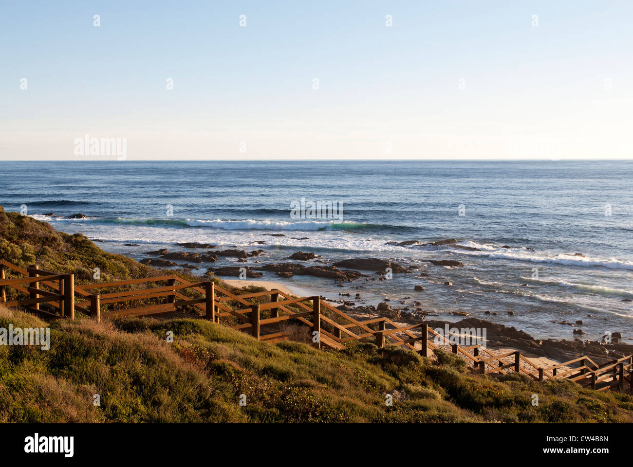 Timber steps hi-res stock photography and images - Alamy