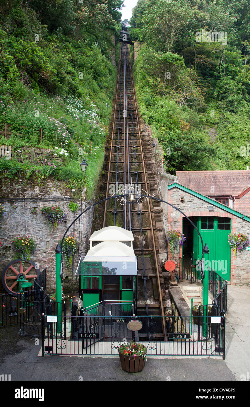 Lynton and Lynmouth Cliff Railway Stock Photo - Alamy