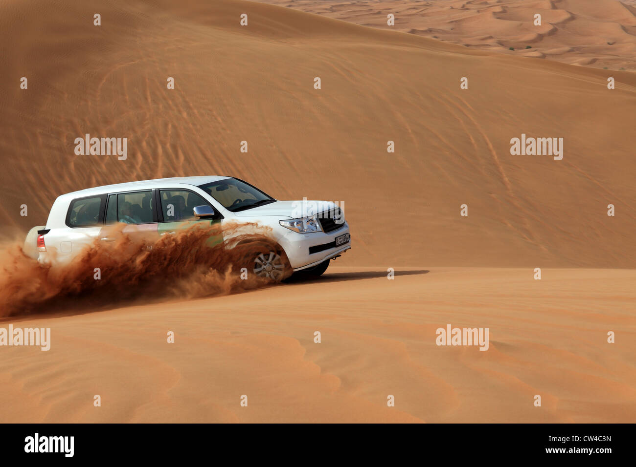 3514. Dune bashing, Desert area, Dubai, UAE Stock Photo - Alamy