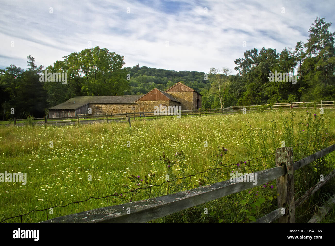 Neely farm barn fence hi-res stock photography and images - Alamy