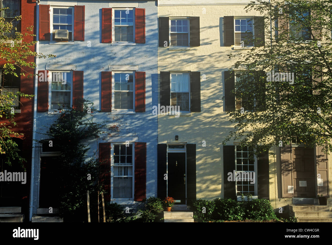 Row houses philadelphia pa hi-res stock photography and images - Alamy