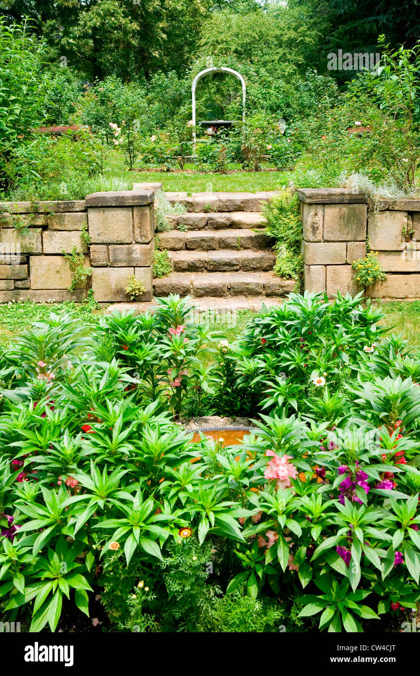 Gardens of Barnes Museum Philadelphia, Pennsylvania Stock Photo - Alamy