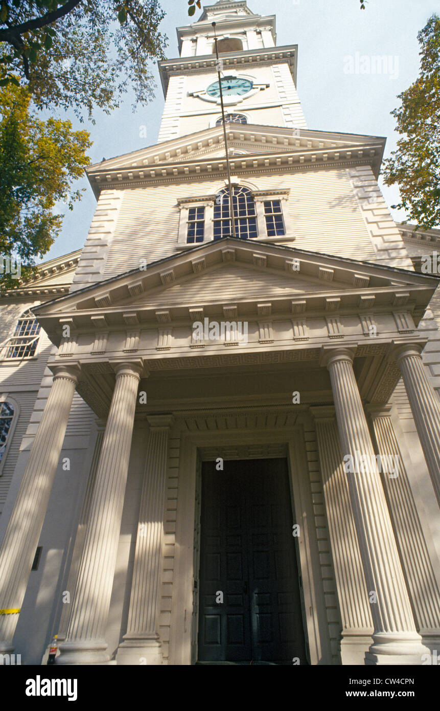 Entrance to the first Baptist church in America, Providence, RI Stock ...