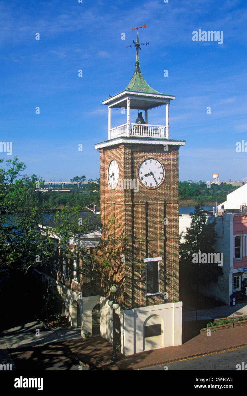 Belltower of the Rice Museum in Georgetown Historic waterfront, SC ...