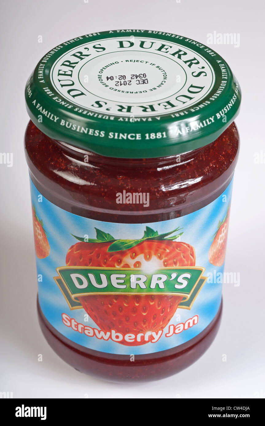 Duerr's strawberry jam Stock Photo - Alamy