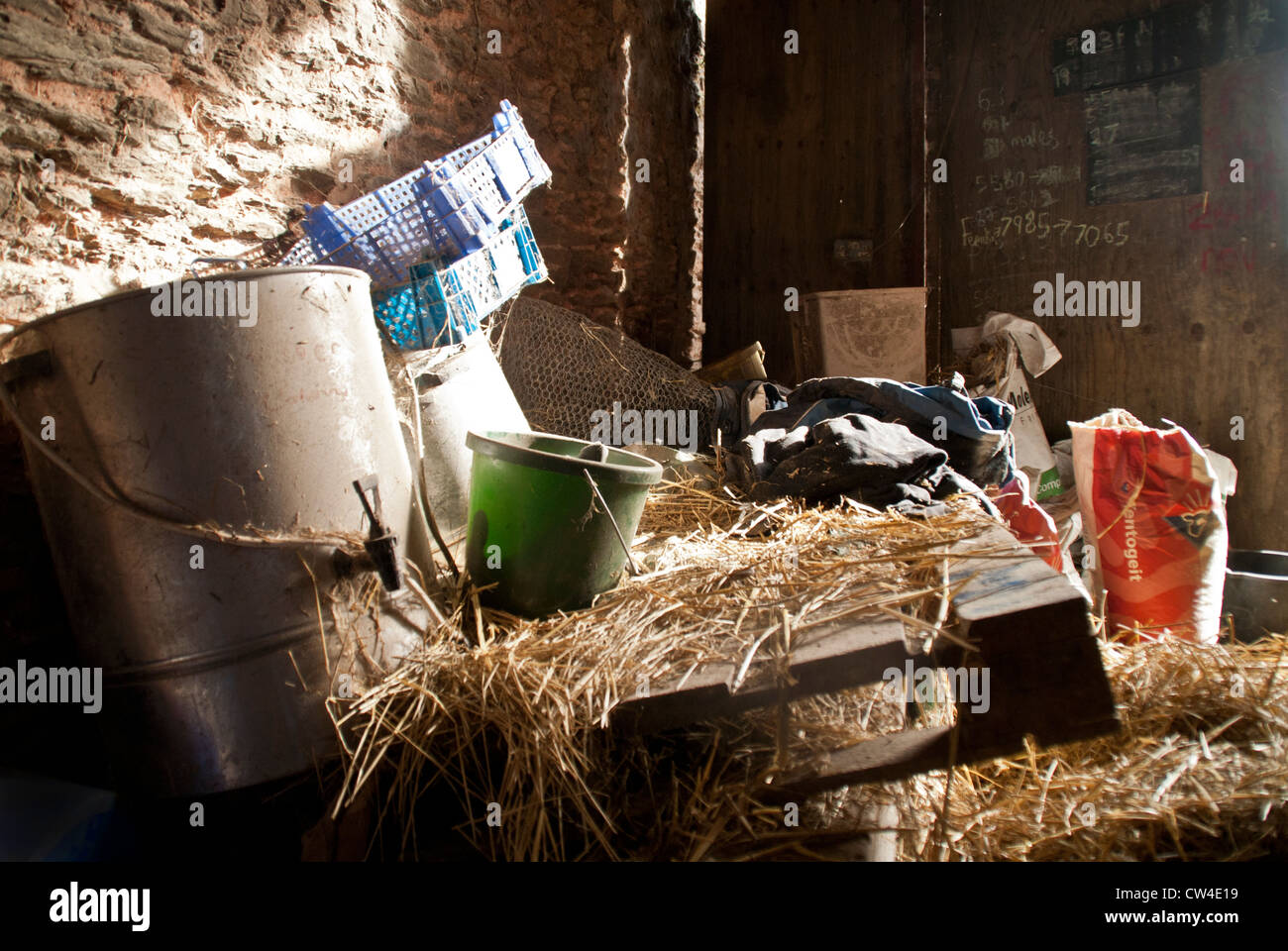 Inside barn hay hi-res stock photography and images - Alamy
