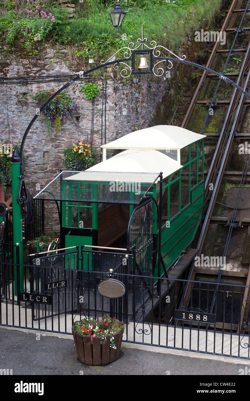 Lynton and Lynmouth Cliff Railway Stock Photo - Alamy