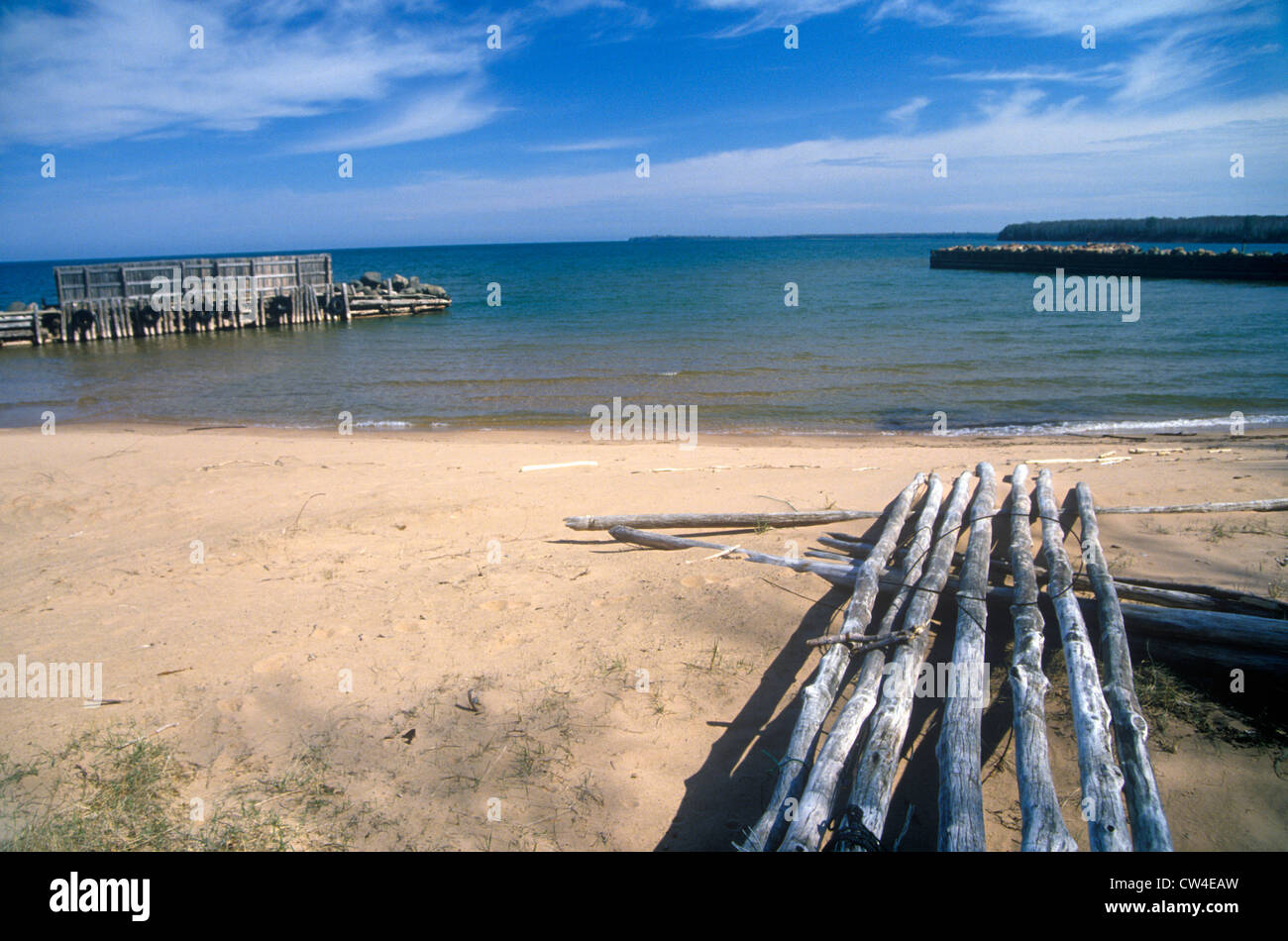 Detail on Lake Superior, Apostle Islands, Red Cliff, WI Stock Photo - Alamy