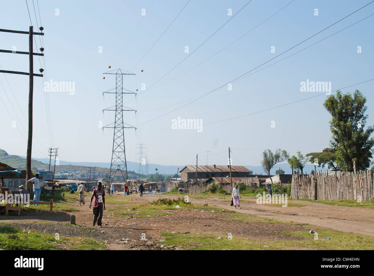 Rhonda slum, Nakuru, Kenya Stock Photo - Alamy