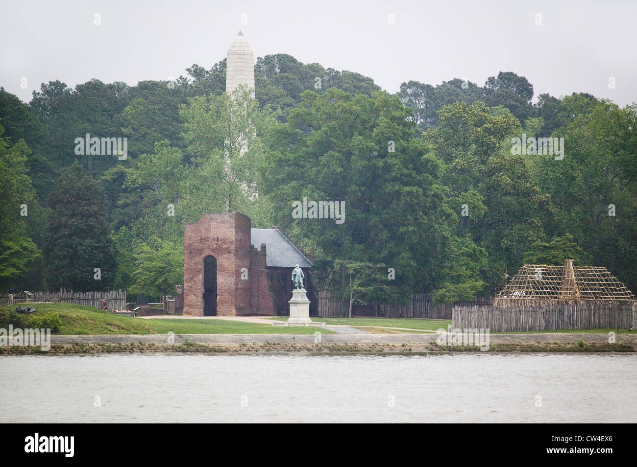 Tercentenary Monument also known as Jamestown Monument on site James ...