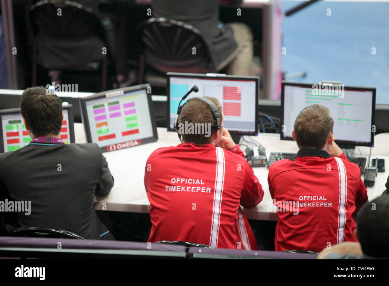HANDBALL AT THE COPPER BOX ARENA DURING THE LONDON 2012 OLYMPIC GAMES ...
