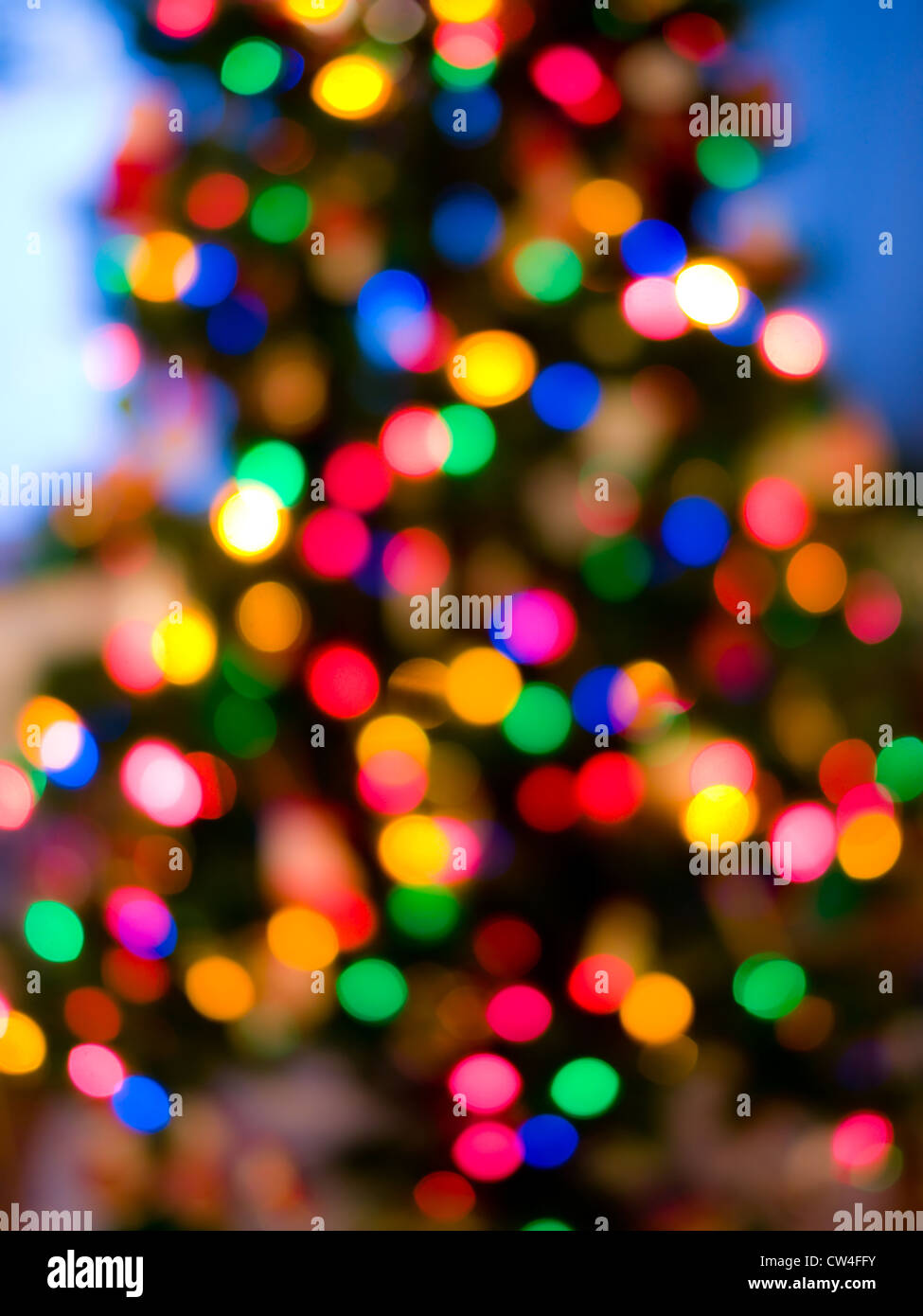 Christmas tree lights blur background hi-res stock photography and ...