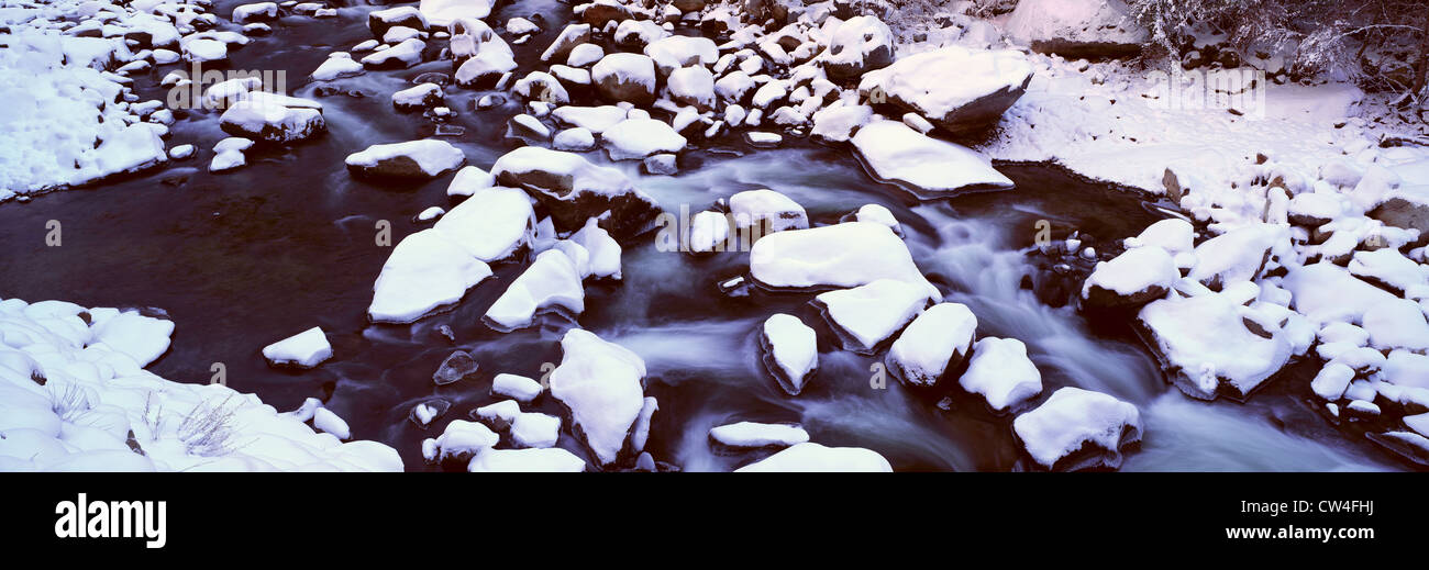 Snowy merced river in yosemite hi-res stock photography and images - Alamy