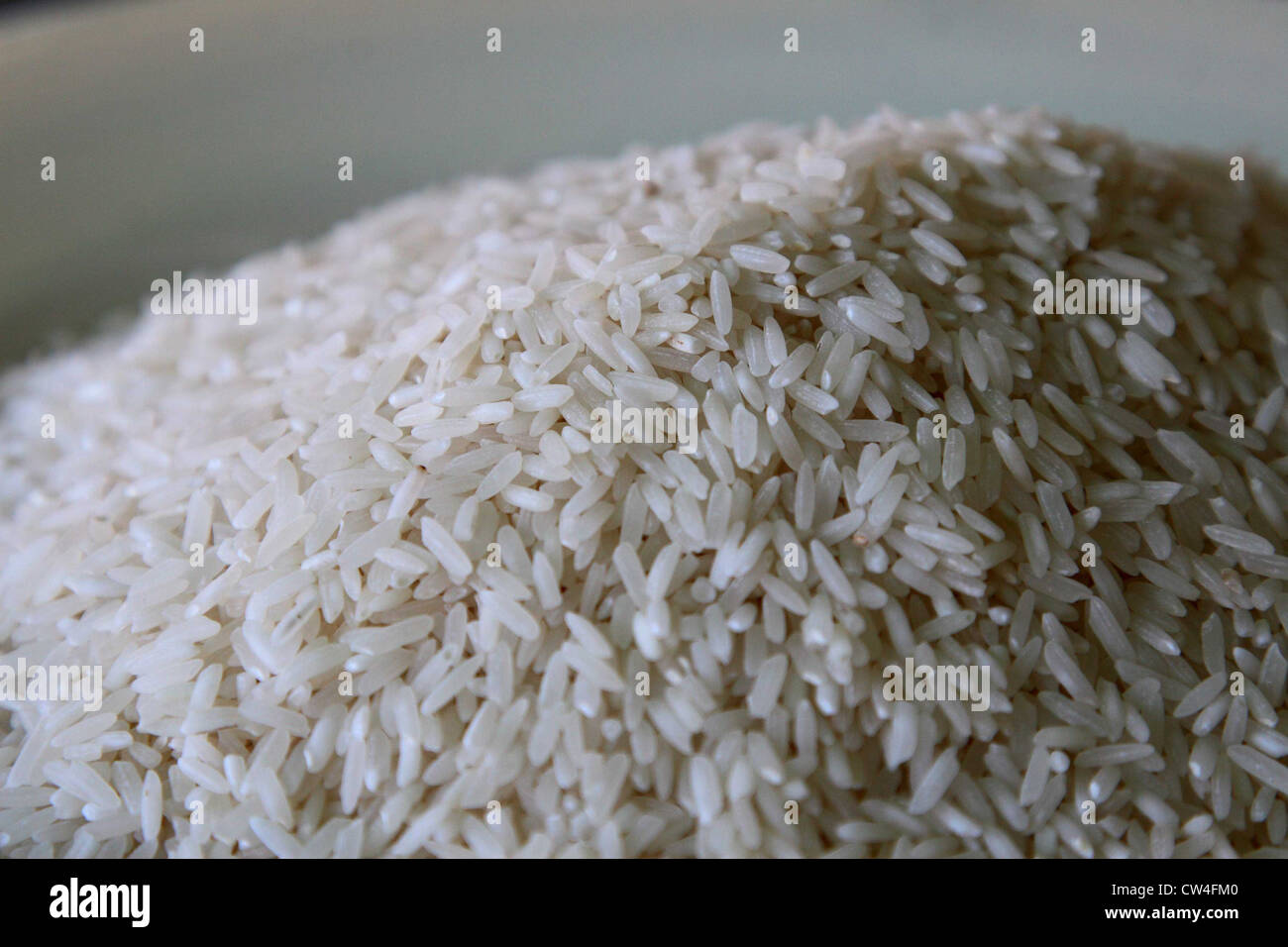 A pile of white rice Stock Photo - Alamy