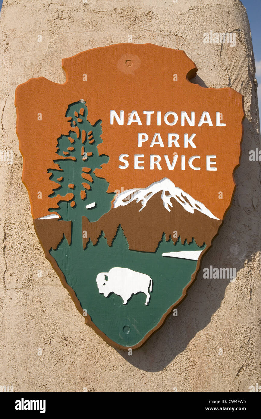 National Park Service sign at Scotts Bluff National Monument ...