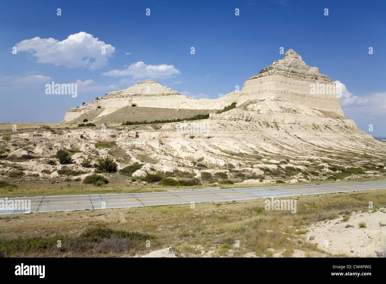 Scotts Bluff National Monument, a site on the Oregon Trail, Scottsbluff ...
