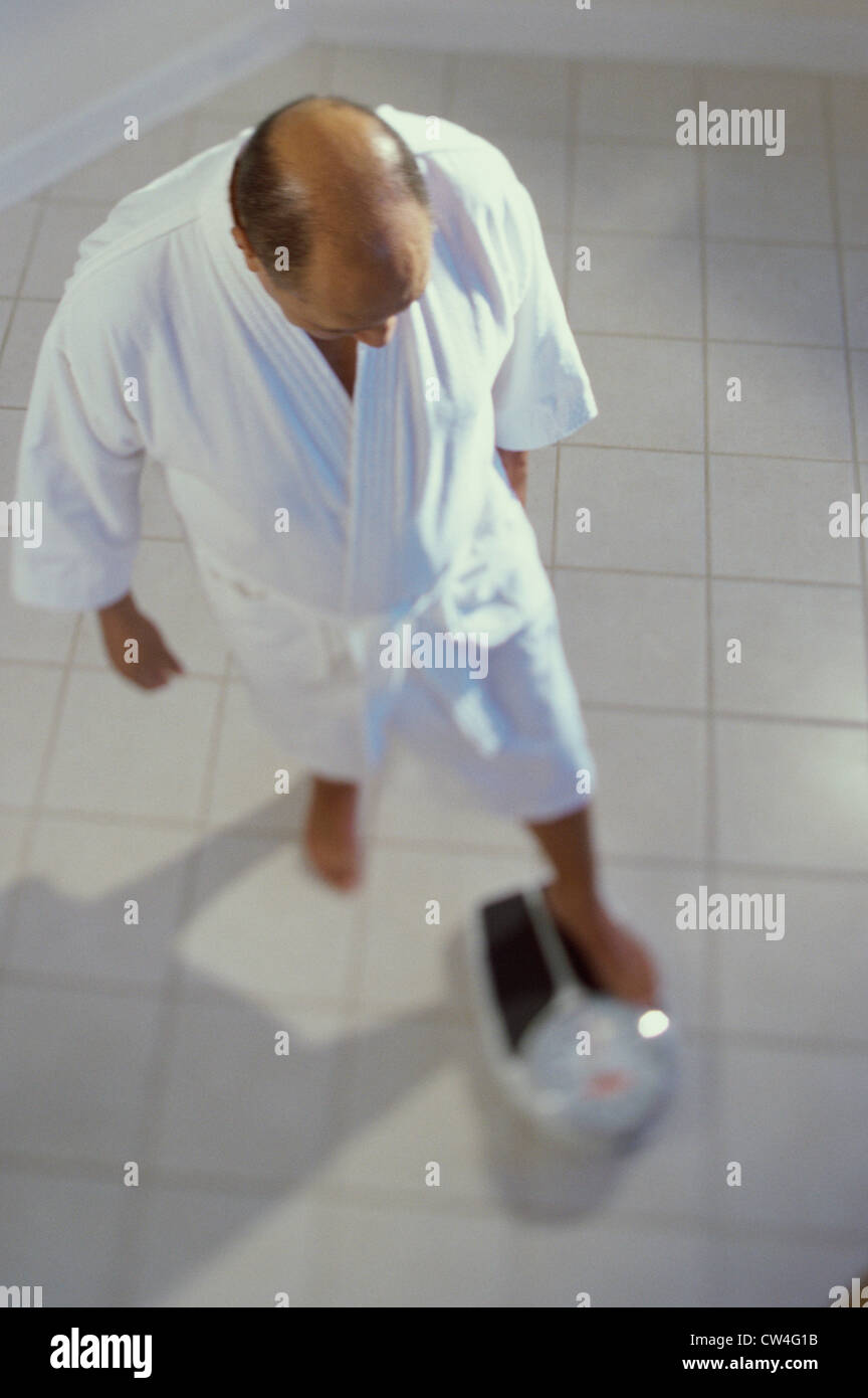 Balding man overweight hi-res stock photography and images - Alamy