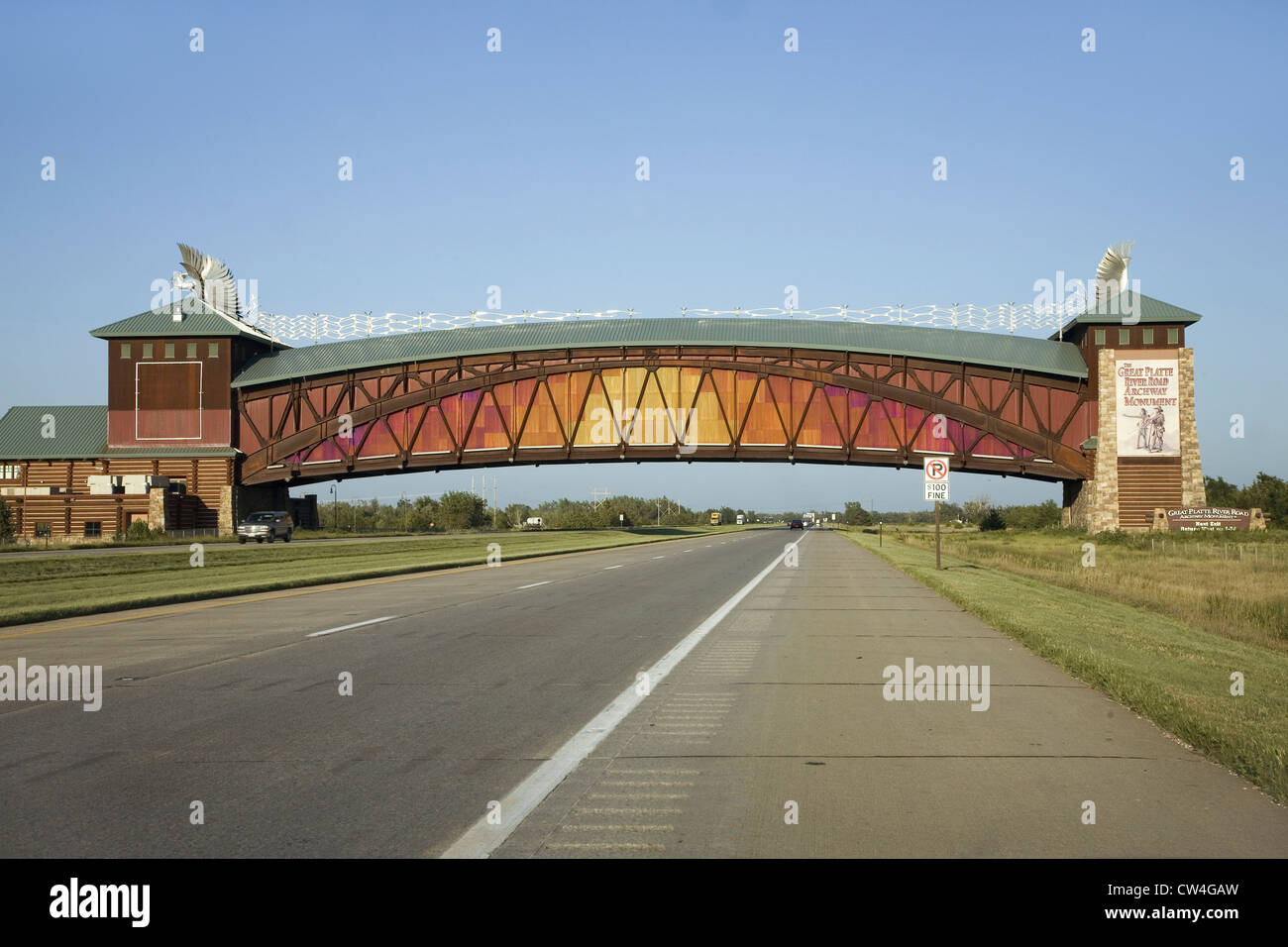 Great Platte River Road Archway Monument, Lincoln Highway, Interstate ...