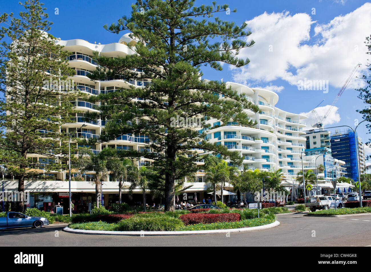 Mooloolaba Esplanade on the Sunshine Coast in Queensland Stock Photo ...
