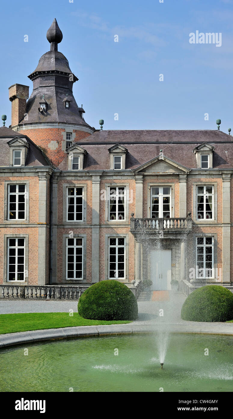 The castle Château of Modave / Château des Comtes de Marchin in the ...
