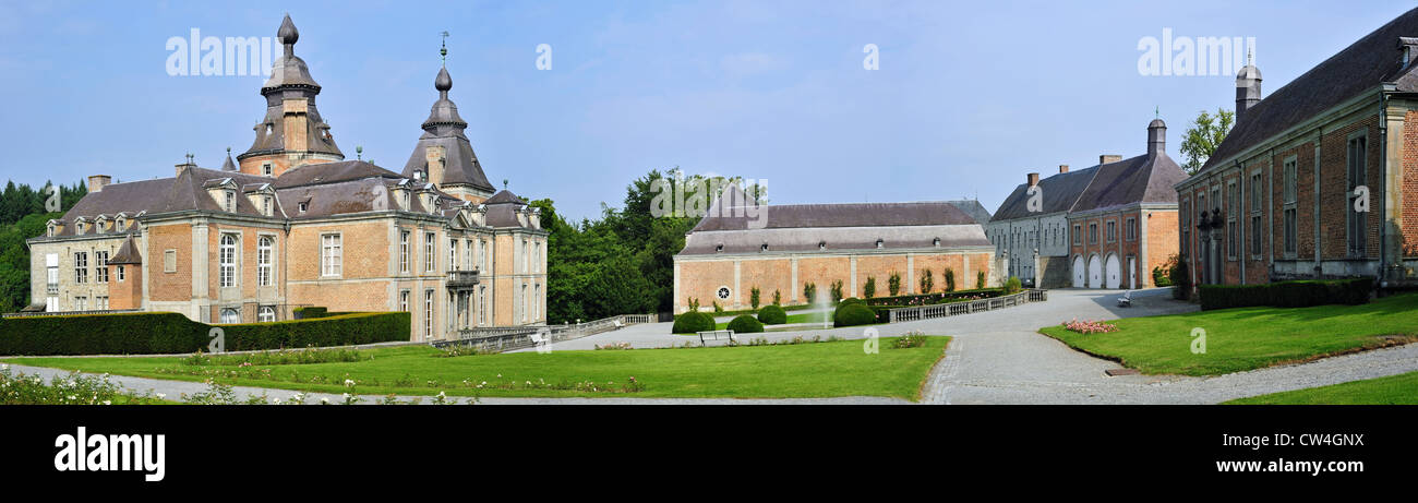The castle Château of Modave / Château des Comtes de Marchin in the ...