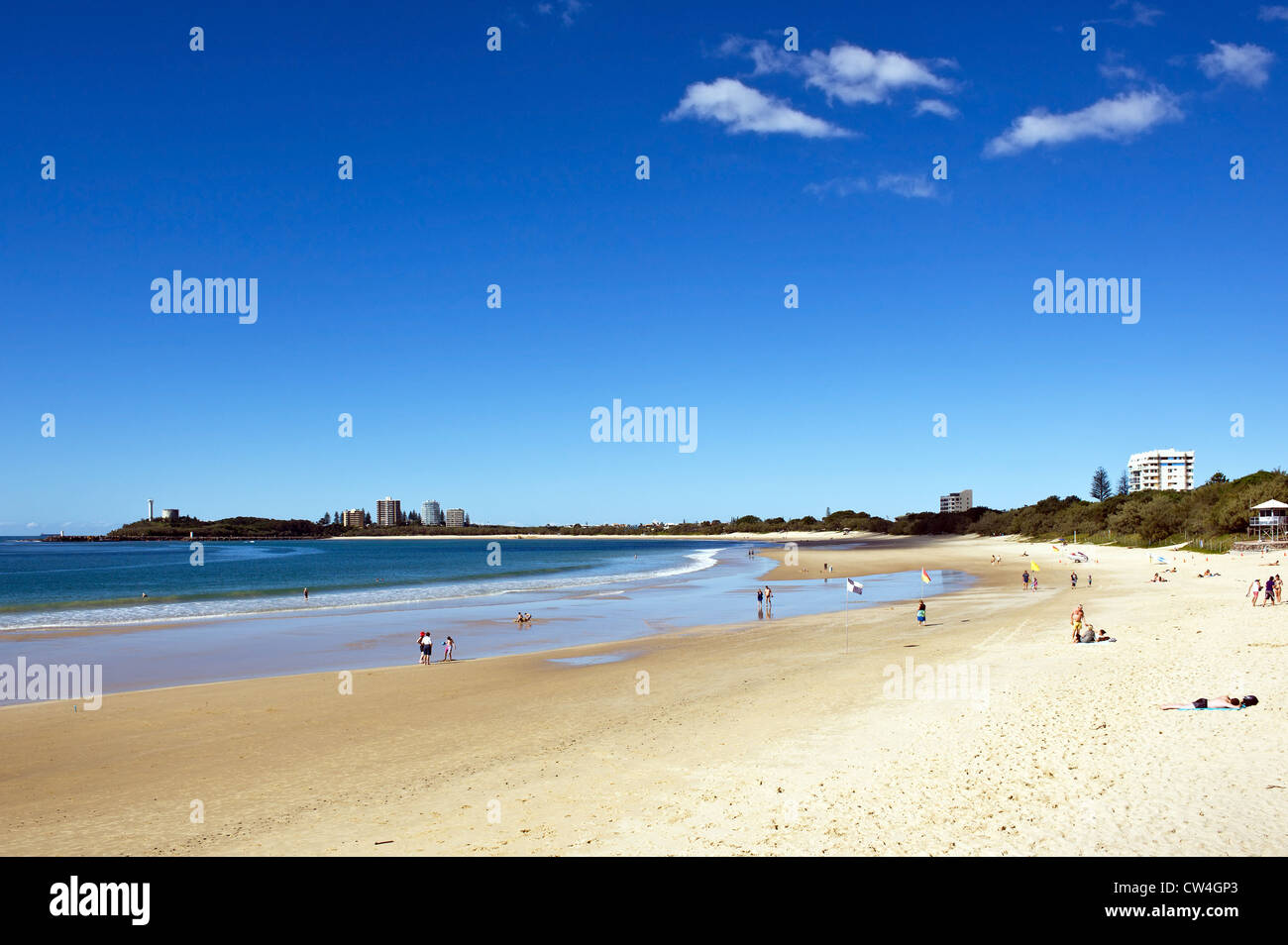 Mooloolaba beach on the Sunshine Coast in Queensland Stock Photo - Alamy