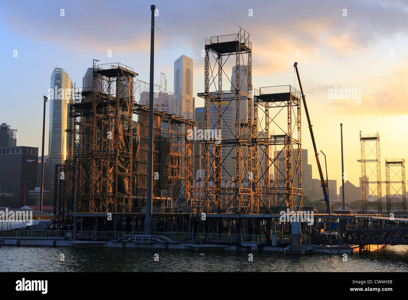 Grandstand scaffolding hi-res stock photography and images - Alamy