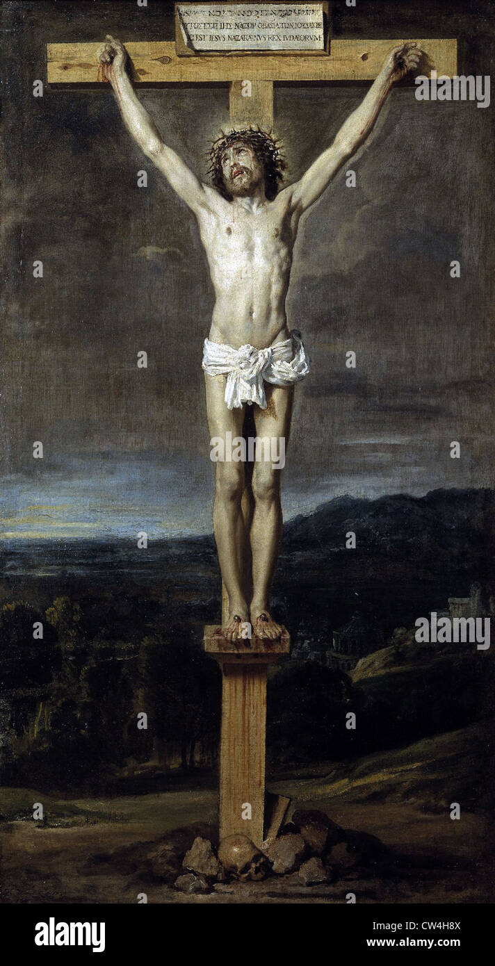 Diego Velazquez Christ on the Cross 1631 Prado Museum - Madrid Stock Photo - Alamy