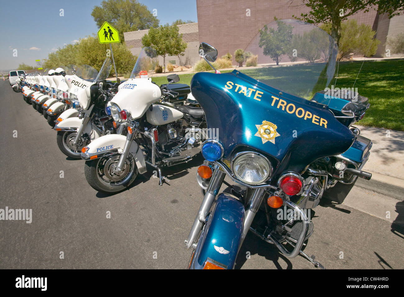 Police motorcycles hi-res stock photography and images - Alamy