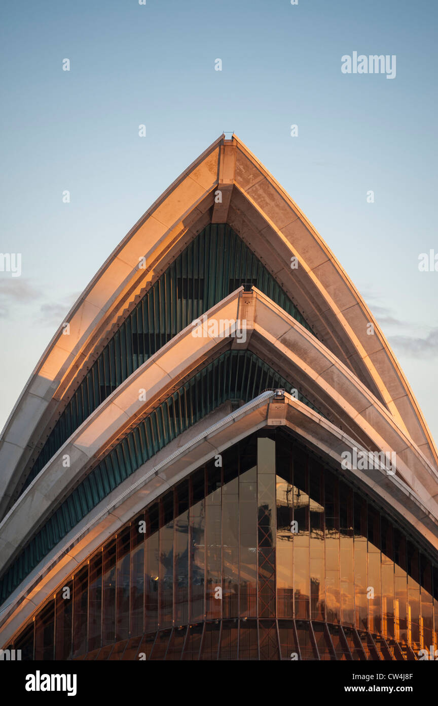 Sydney Opera House in late afternoon light, Bennelong Point, Sydney ...