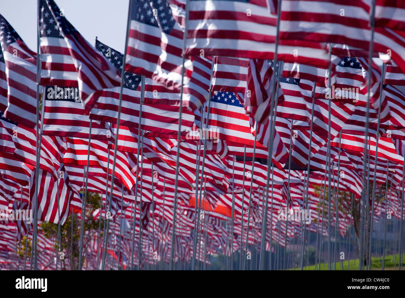 3000 Flags, September 11, 2009, Malibu CA Stock Photo - Alamy