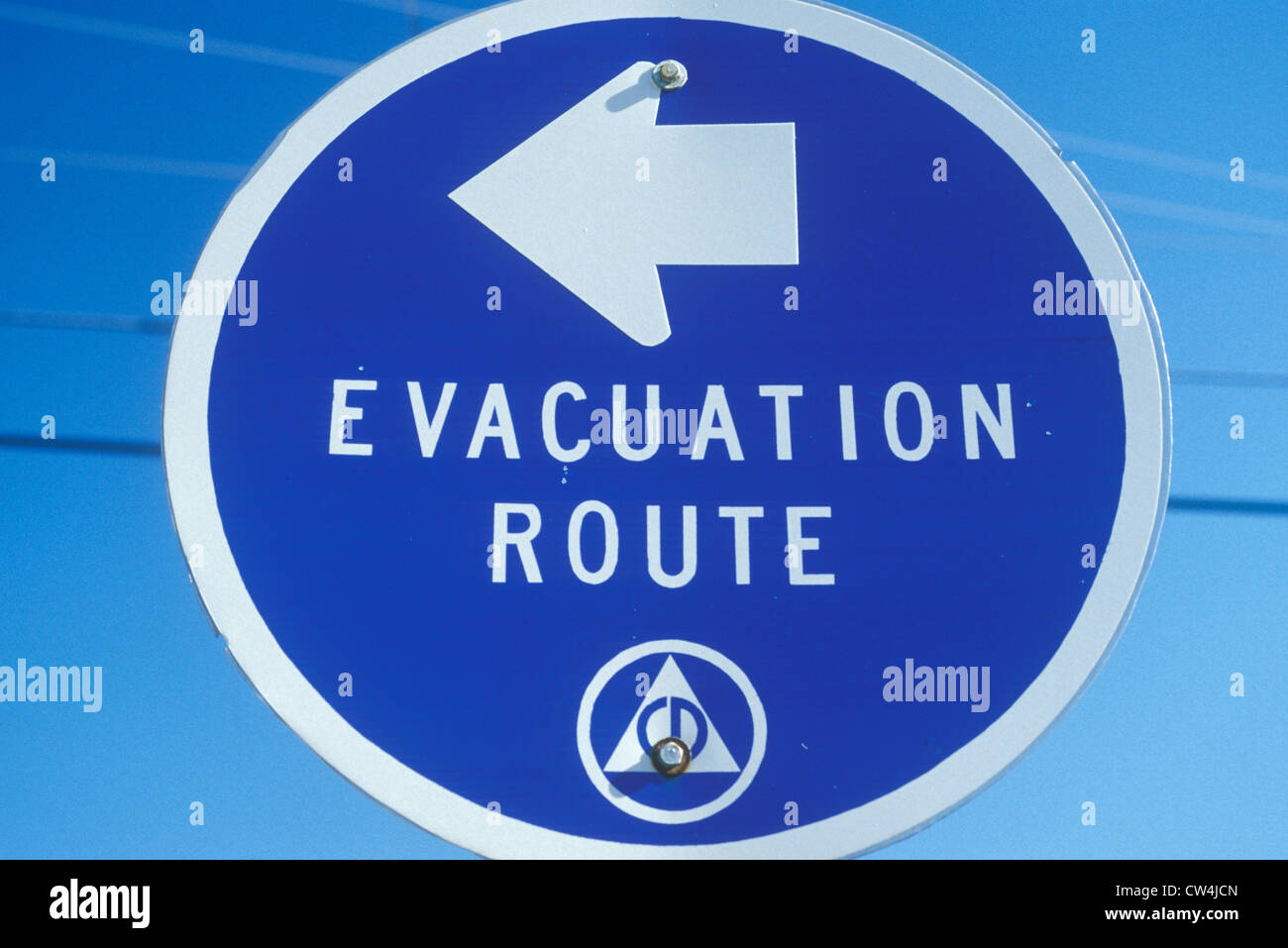 Usa evacuation signs hi-res stock photography and images - Alamy