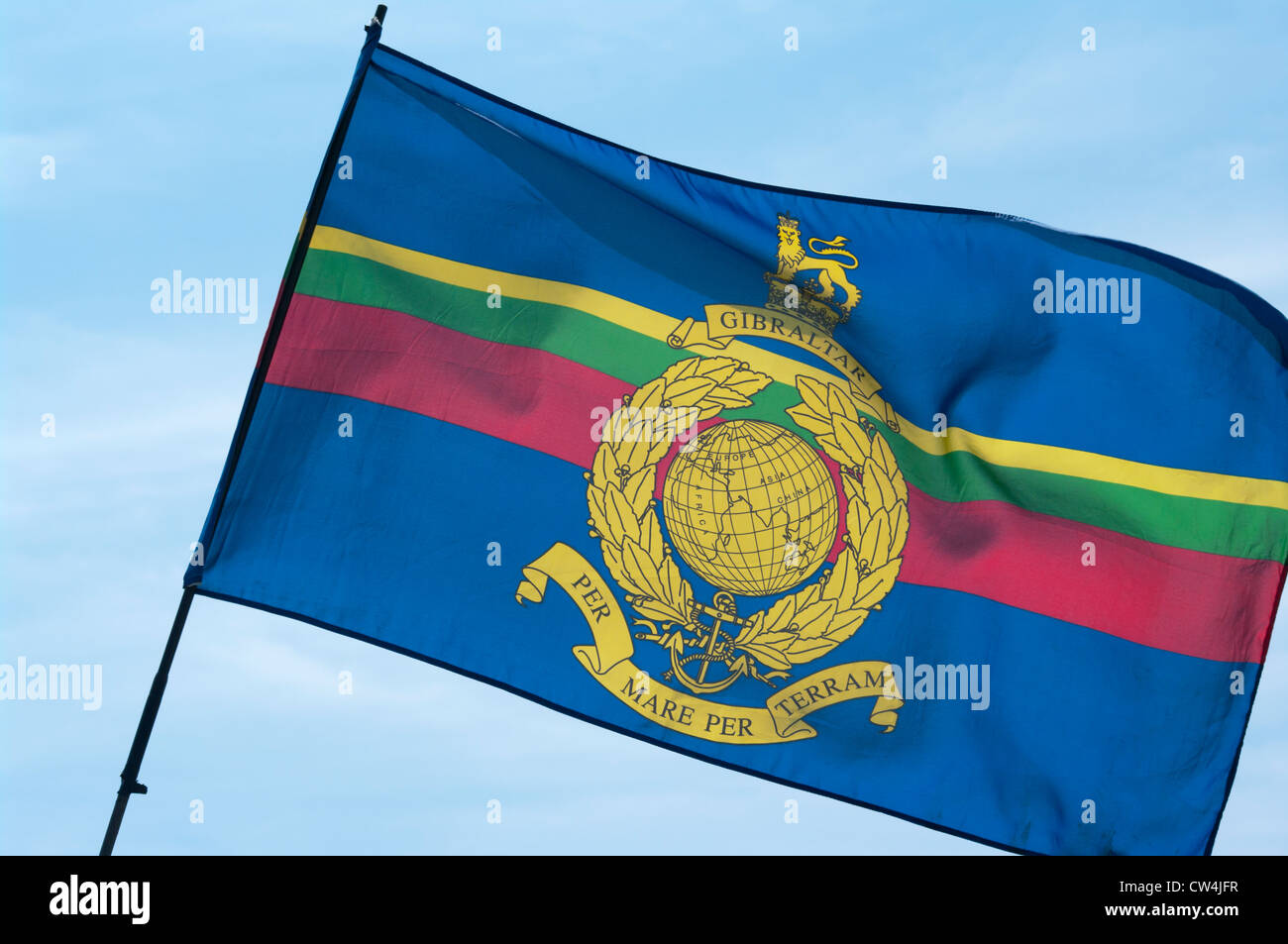 Regimental flag hi-res stock photography and images - Alamy
