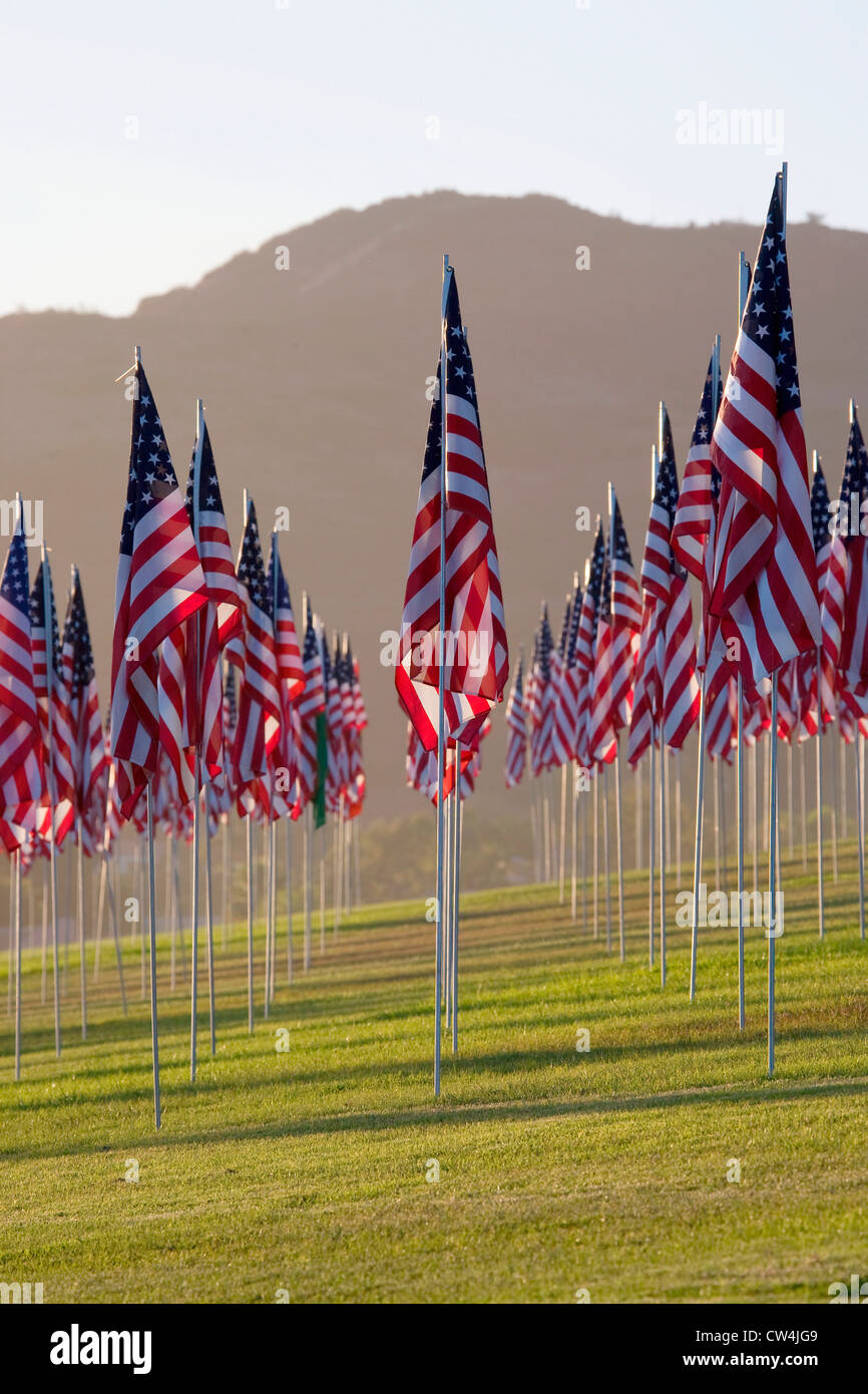 3000 Flags, September 11, 2009, Malibu CA Stock Photo - Alamy