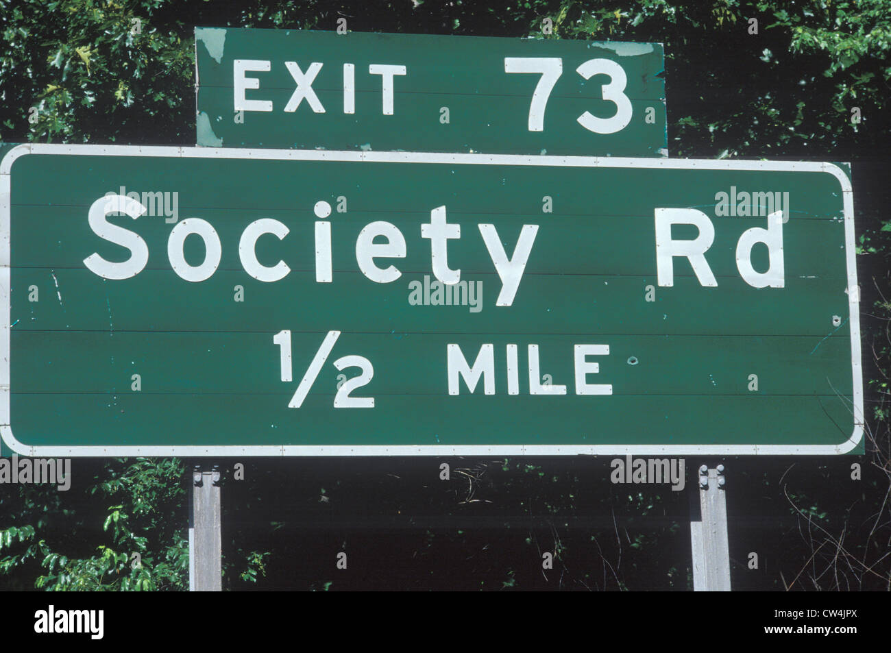 1 2 road signs hi-res stock photography and images - Alamy