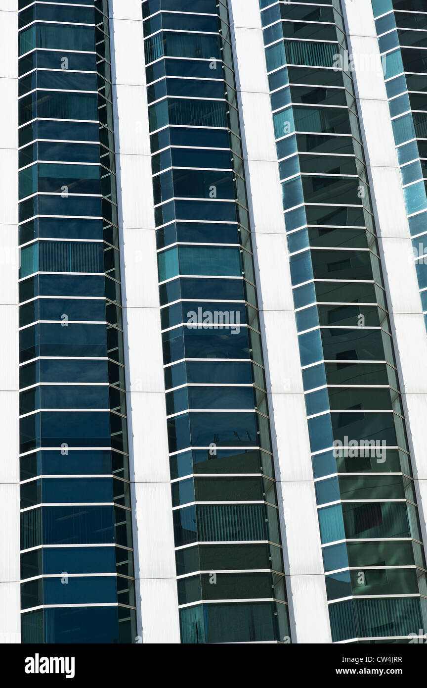 The facade of a high rise office block in the city of Perth Western ...