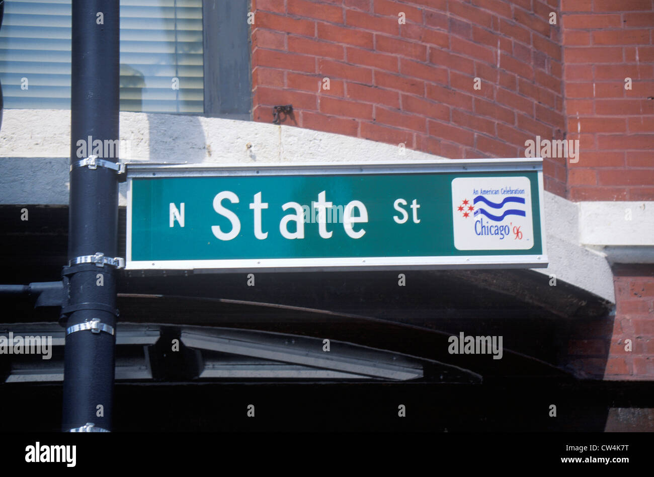 A sign that reads ?N. State St Stock Photo - Alamy
