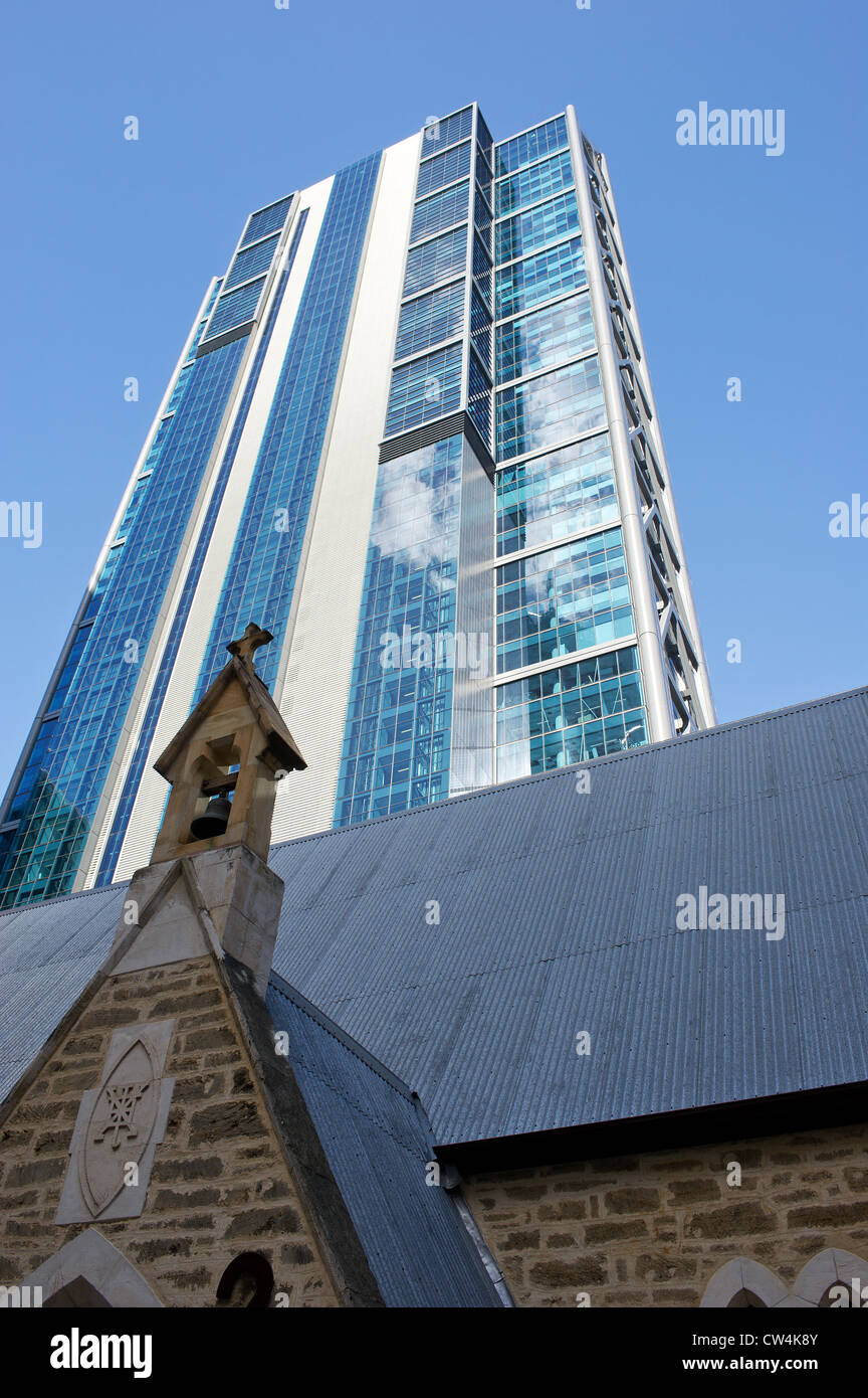 Perth Western Australia - A modern high rise office block behind the ...