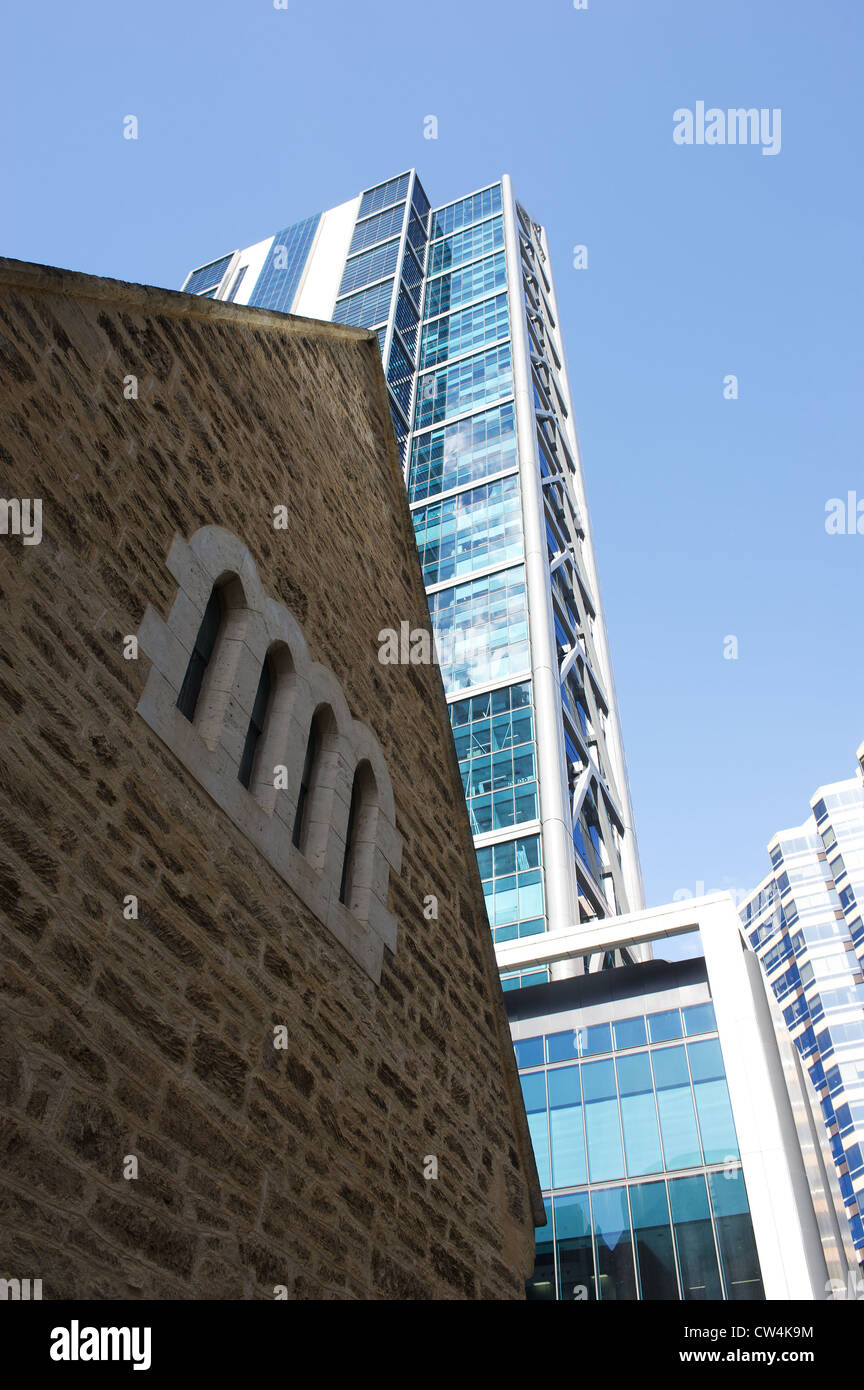 Perth Western Australia - A modern high rise office block behind the ...