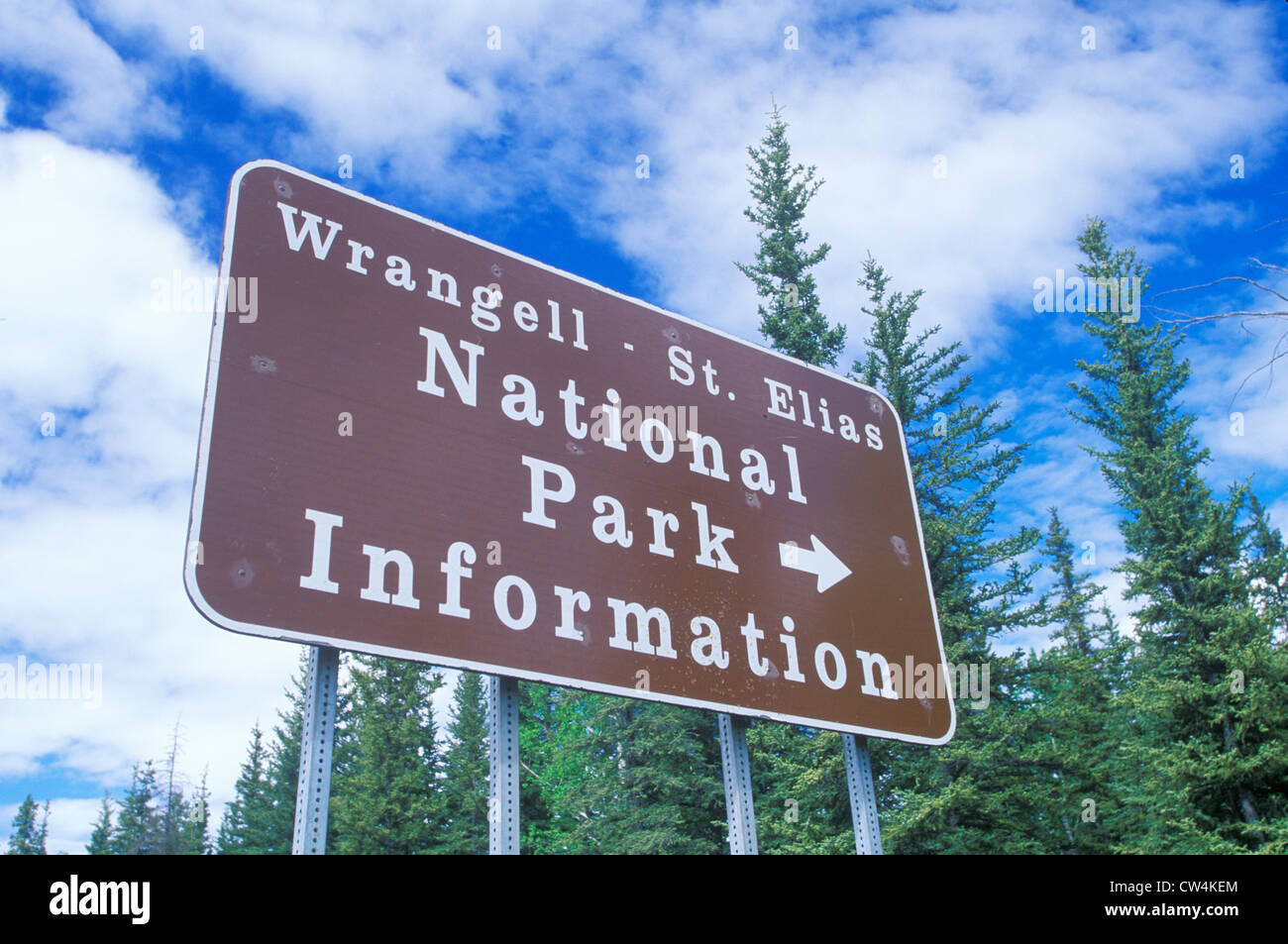 A sign that reads ?National Park Information Stock Photo - Alamy