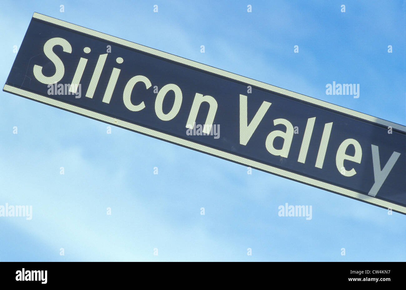 A sign that reads ?Silicon Valley Stock Photo - Alamy