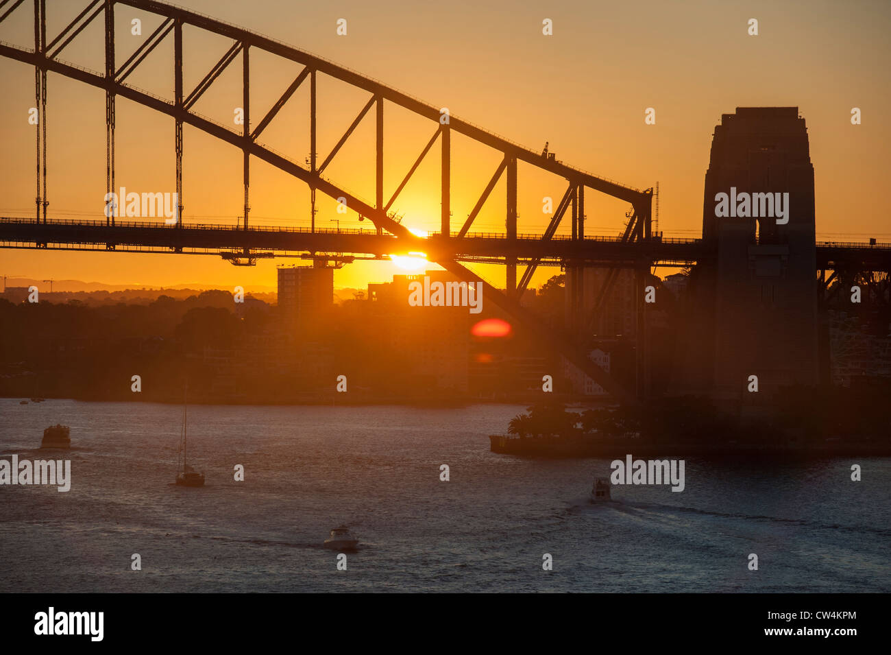 Sydney Harbour Bridge at Sunset, Australia Stock Photo - Alamy