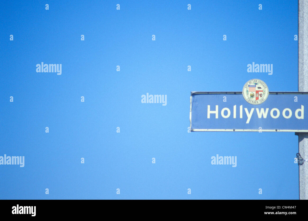 A sign that reads ?Hollywood Stock Photo - Alamy