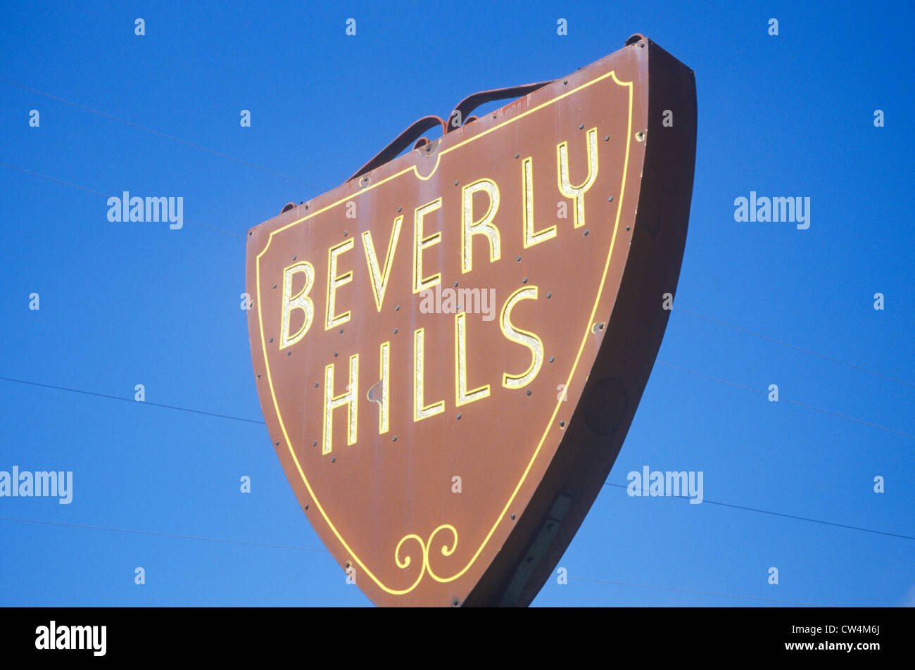 A sign that reads ?Beverly Hills Stock Photo - Alamy