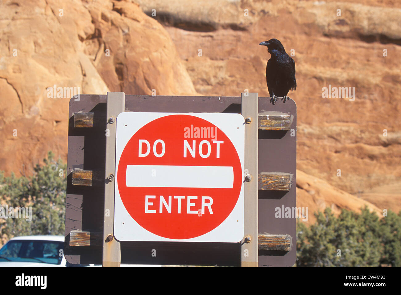A sign that reads ?Do not enter Stock Photo - Alamy