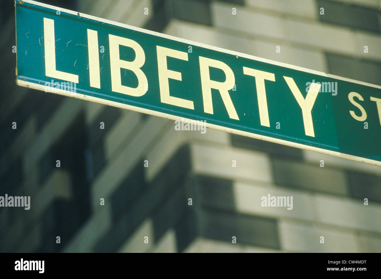 A sign that reads ?Liberty St Stock Photo - Alamy