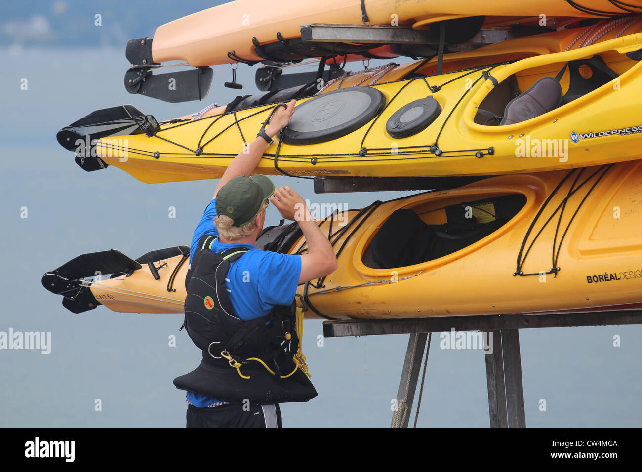 Kayaking in acadia national park hi-res stock photography and images ...