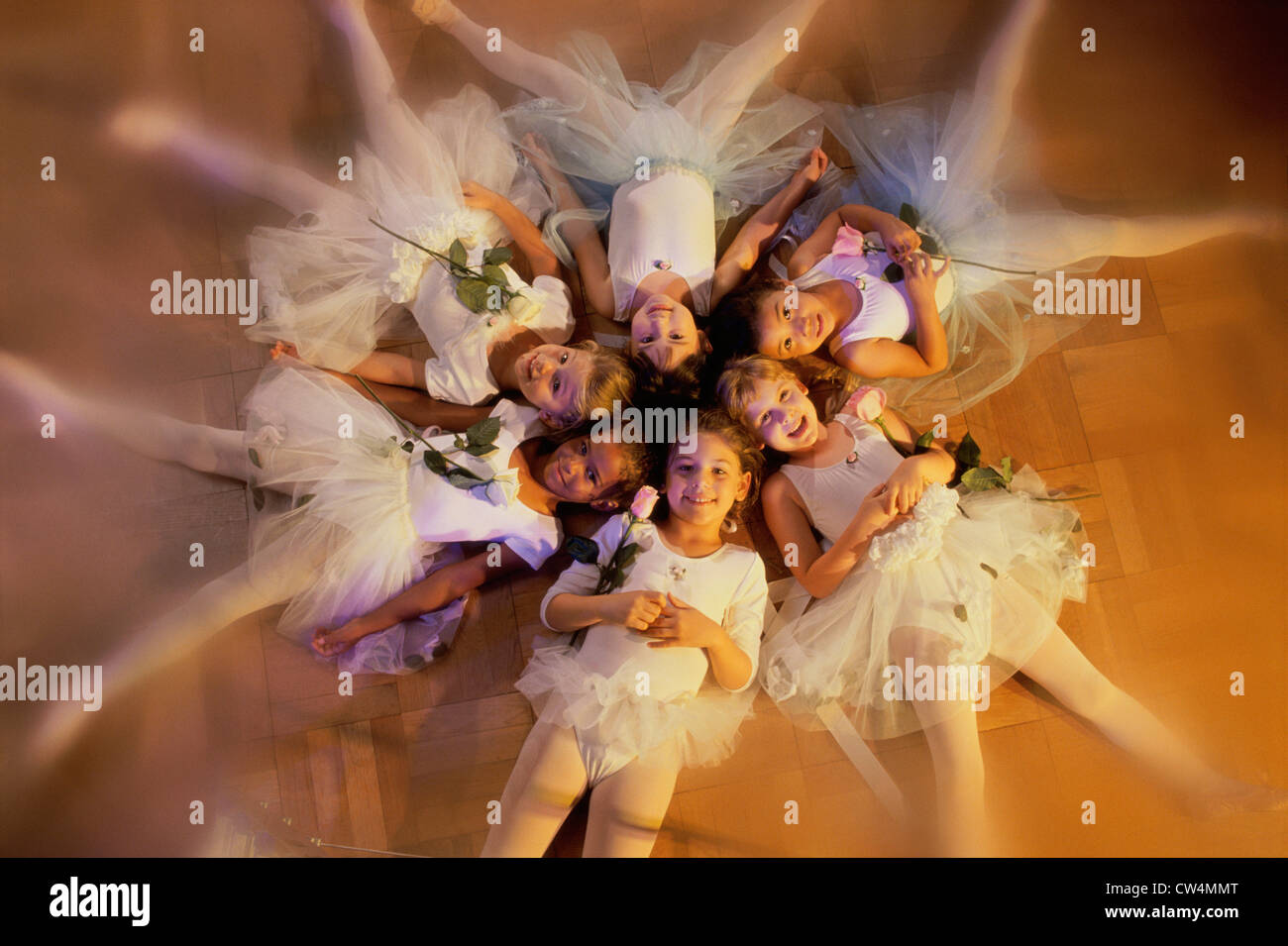 Ballet girl lying on floor hi-res stock photography and images - Alamy